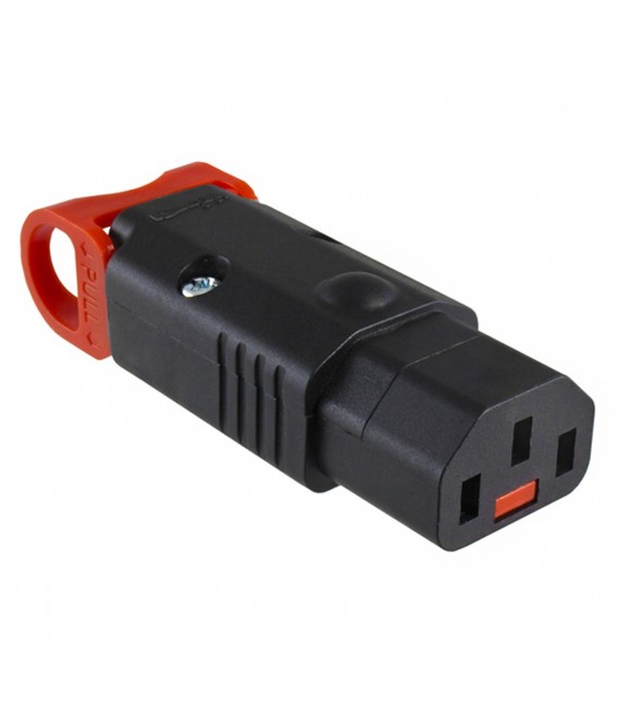 IEC LOCK EC60320-C13 Lockable IEC C13 Connector 250V 15A Ø8mm ...