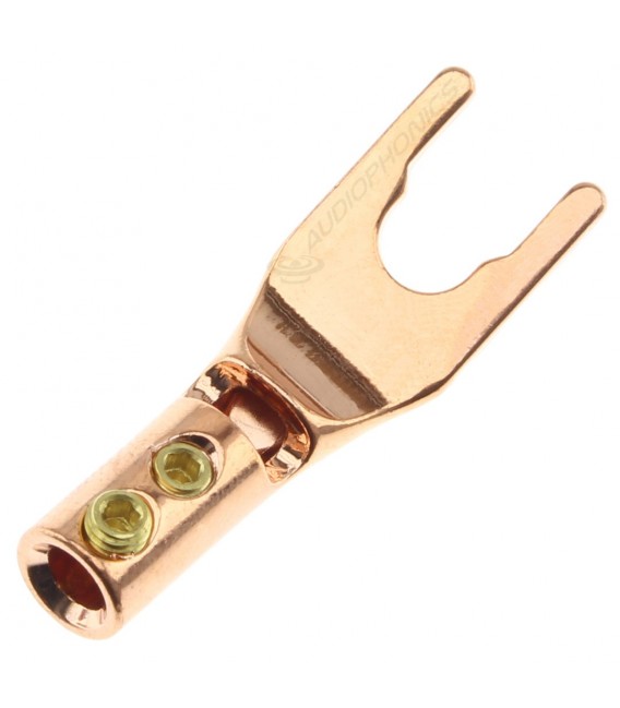 Copper Spade Ø4mm (Unit) - Audiophonics