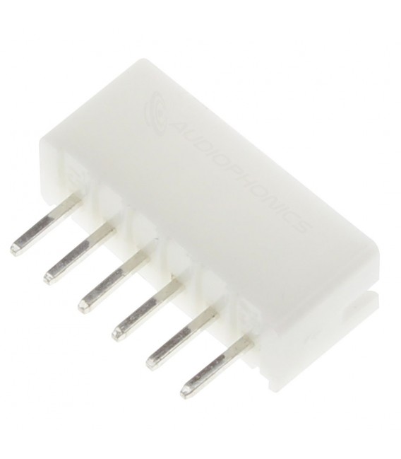 PH 2.0mm Male Socket 6 Pins White (Unit) - Audiophonics