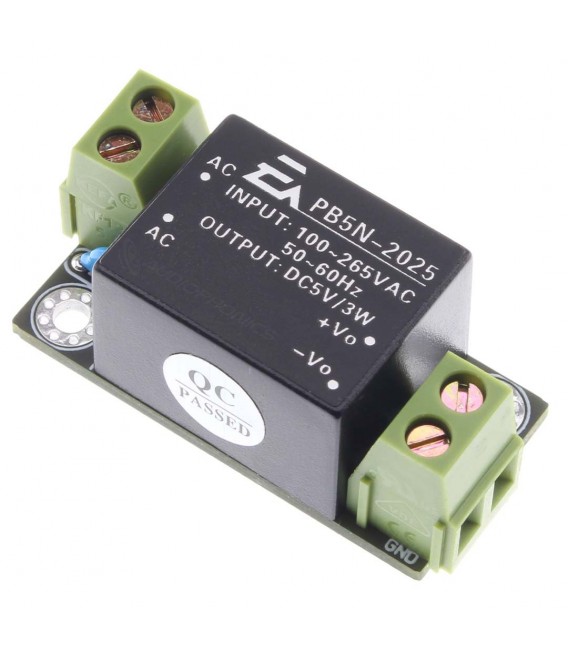 AC/DC Converter Power Supply Module 110/230V AC to 5V DC 3W 600mA ...