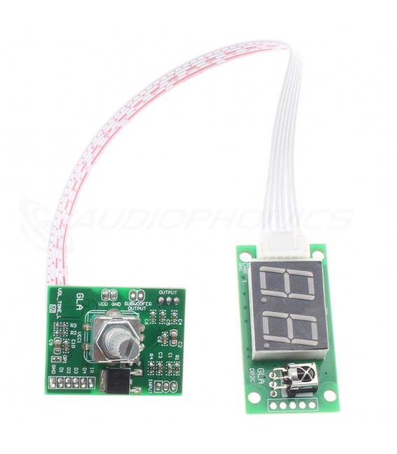 GLA Volume Control Module 50kOhm with Encoder / Display / Remote ...
