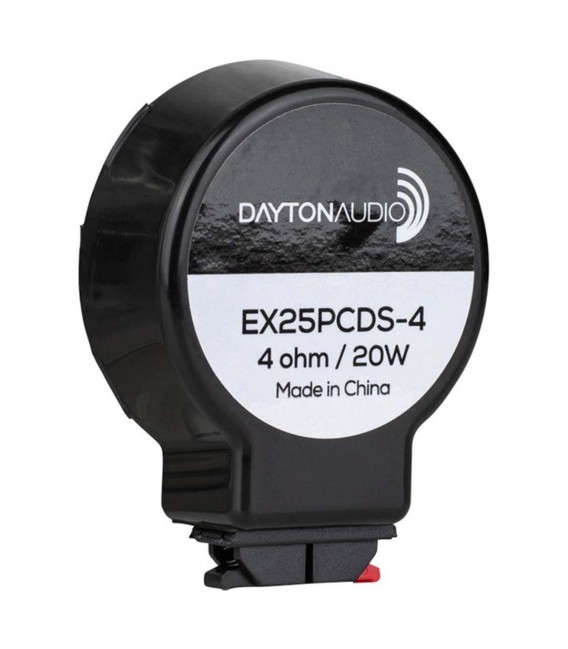 Dayton Audio EX25PCDS-4 IMS™ Speaker Exciter 20W 4 Ohm Ø25mm - Audiophonics