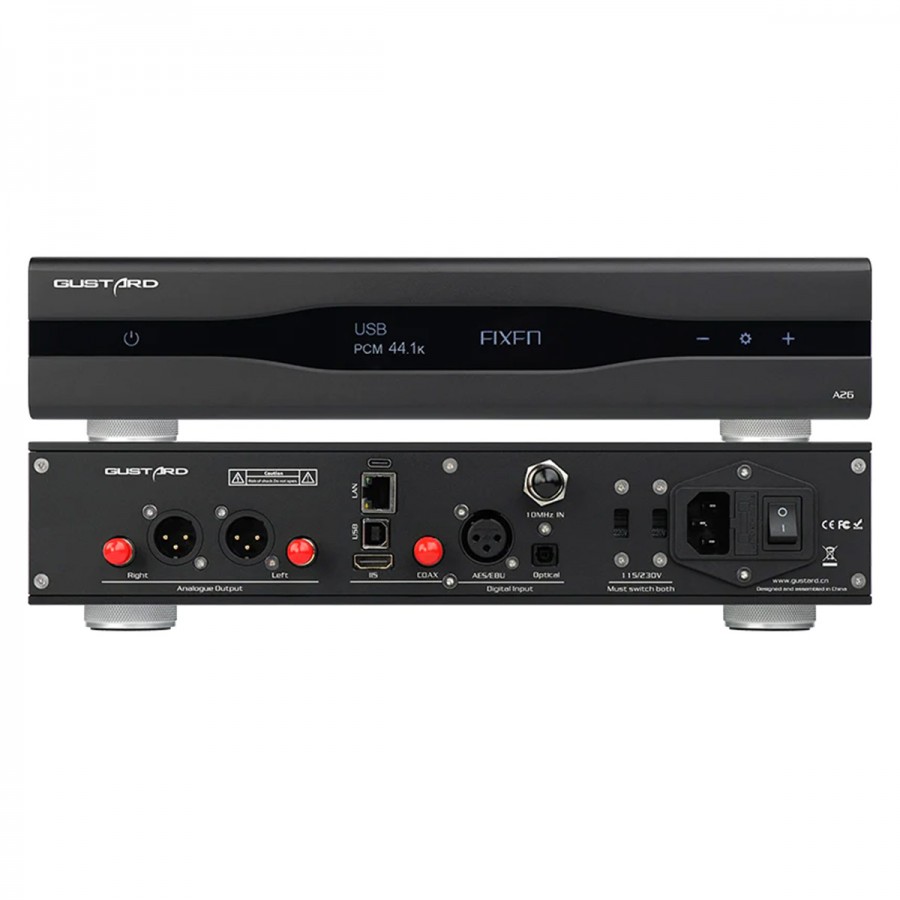[GRADE S] GUSTARD A26 DAC 2x AK4499EX XMOS XU216 LAN UPnP Roon 32bit ...