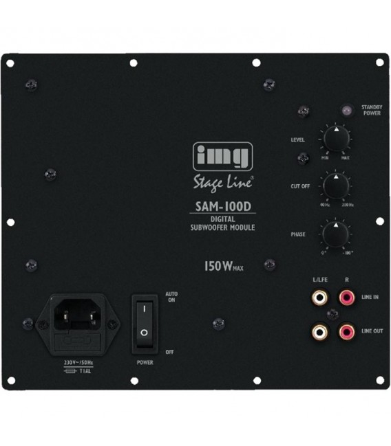 MONACOR SAM-100D Module actif Subwoofer Digital 150W 4ohms - Audiophonics