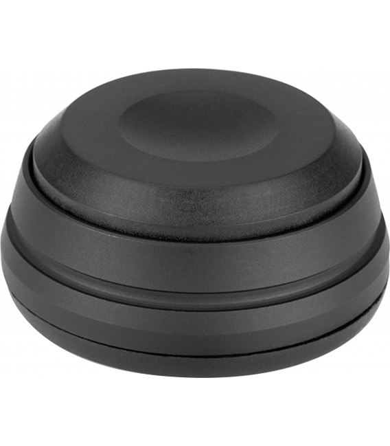 Anti Vibration Damping Pads Aluminum / Silicone 40 x 18mm Black (Set x4)
