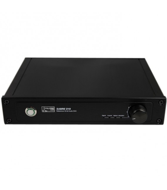 Yulong Audio SABRE D18 DAC 32Bit / 500Khz Coax / Opt / AES / EBU Black ...
