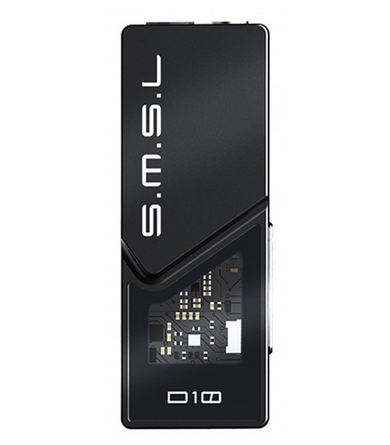 SMSL D10 Portable DAC Headphone Amplifier Black