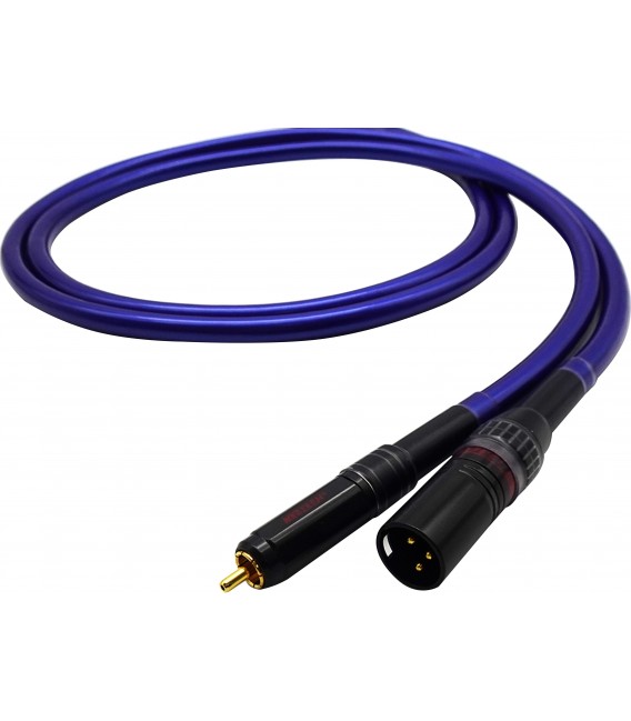 NEOTECH NEI-3001G Câble RCA Mâle vers XLR Mâle 0.5m (La paire)