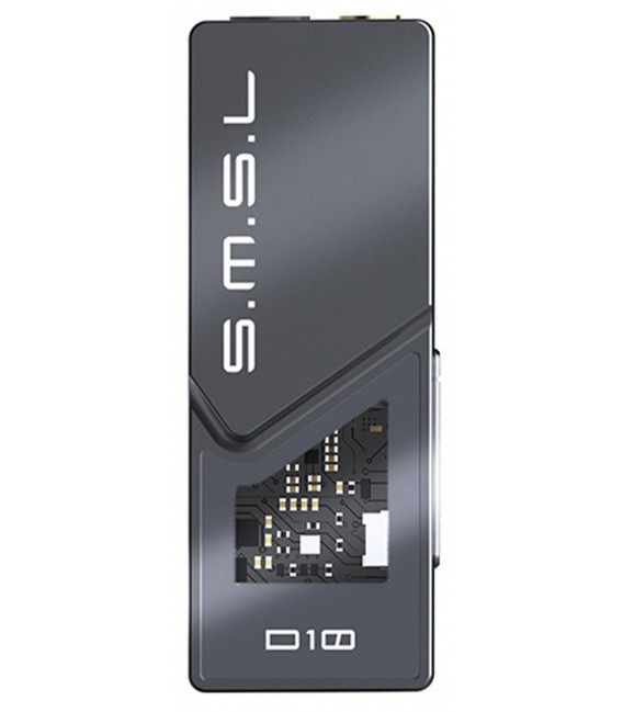 SMSL D10 Portable DAC Headphone Amplifier Gray