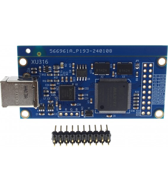Interface USB-B to I2S / DSD / SPDIF / MQA XMOS XU316 32bit 768kHz DSD512