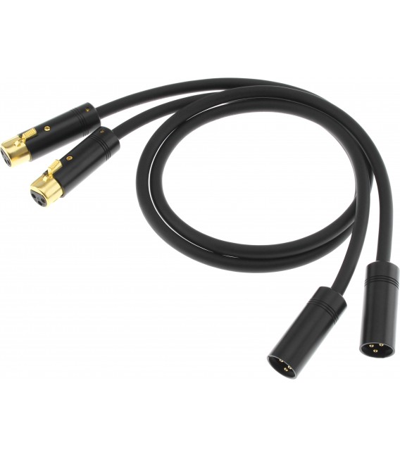 AUDIOPHONICS STEALTH XLR Interconnect Cable XLR-XLR 3m (Pair)