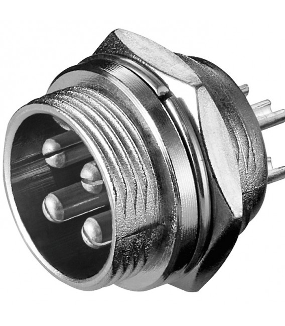 Micro Multicontact Plug Male 4 pins Ø21.5mm - Audiophonics