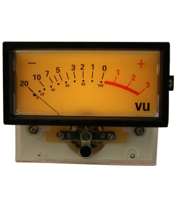 TEK Vu-meter 82.5mm Bulb backlight -20dB - Audiophonics