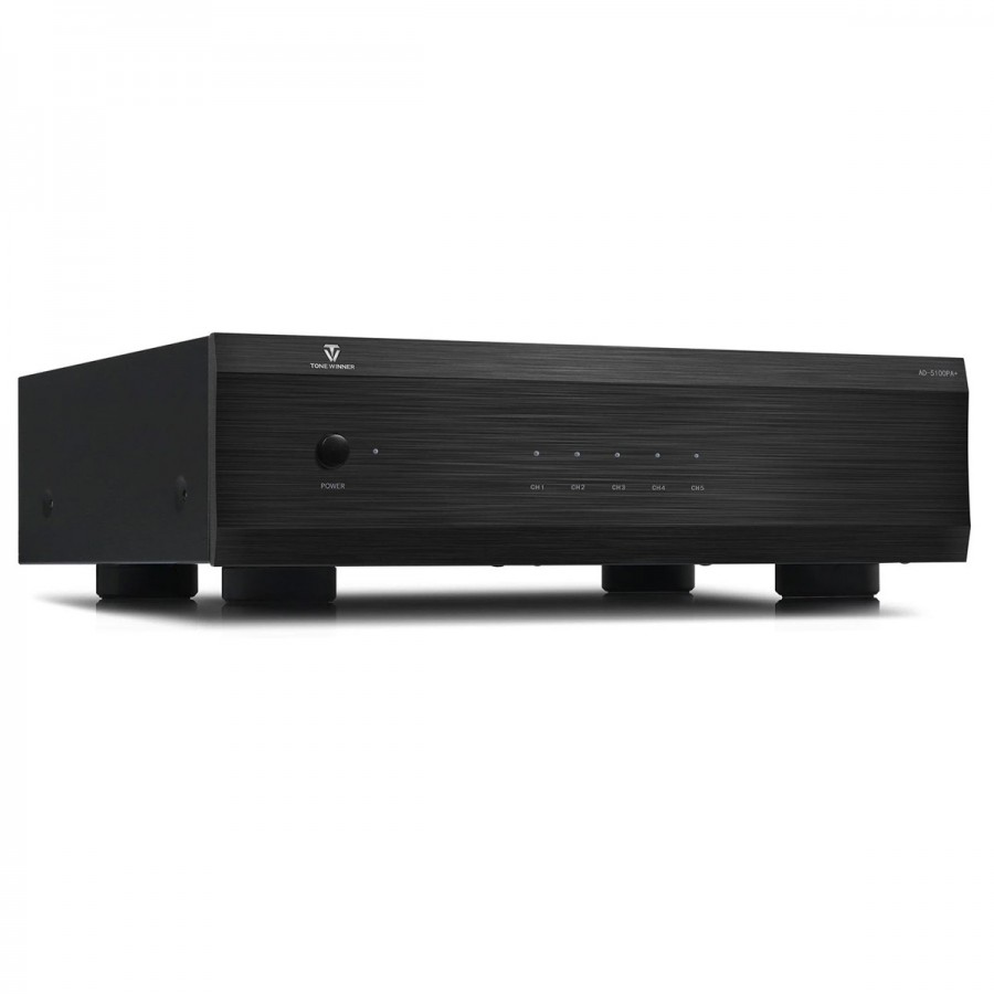 [GRADE A] TONEWINNER AD-5100PA+ Power Amplifier Class AB 5 Channels 5x130W 4 Ohm - Audiophonics