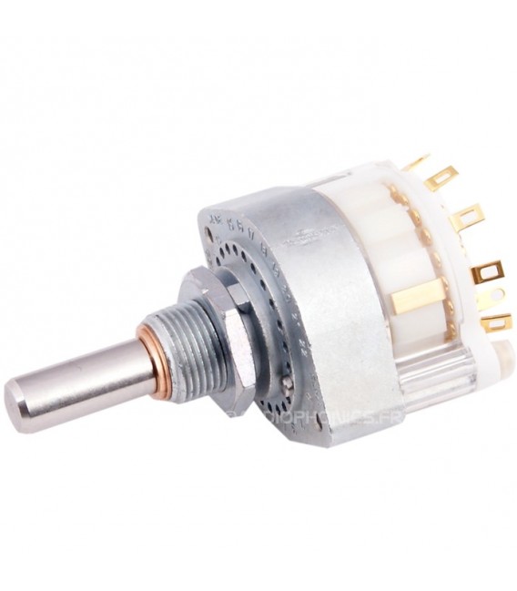 ELMA 04-1264 Switch / 2-pole selector switch 6 positions - Audiophonics