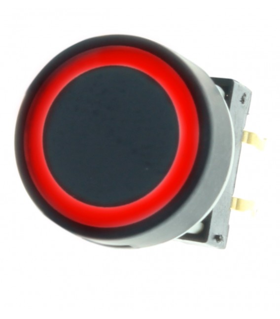 Push Button Red Light Circle