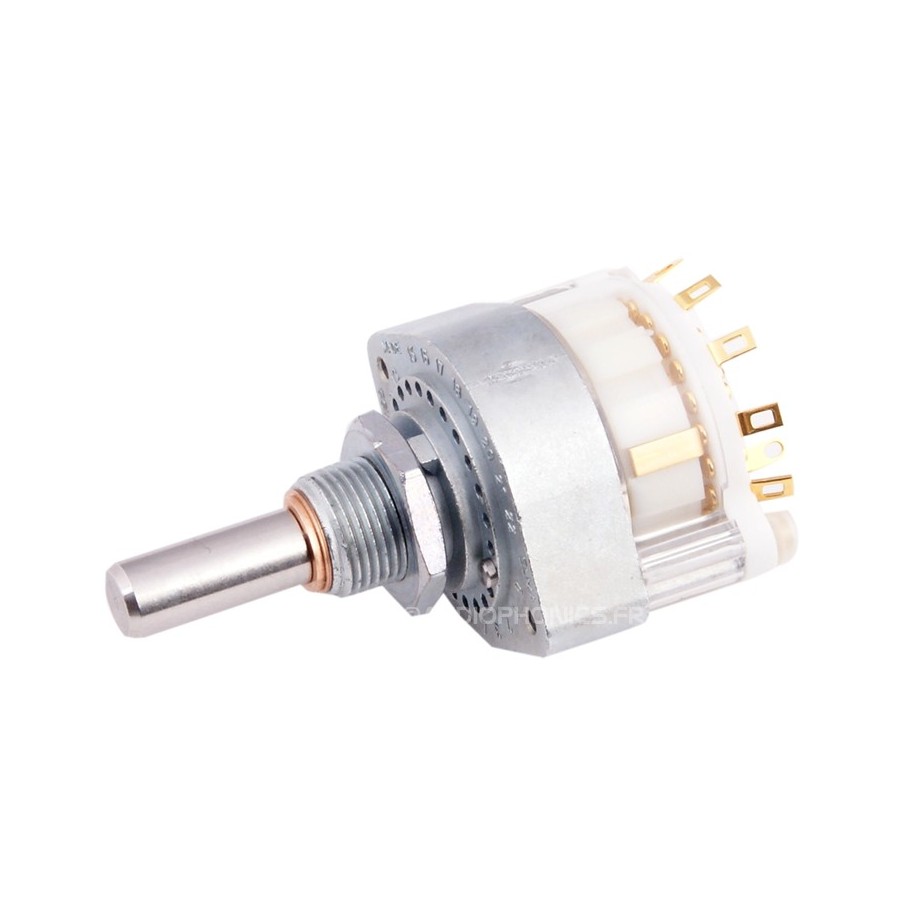 ELMA 04-1213 Switch / 2-pole selector switch 11 positions - Audiophonics