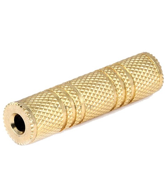 Adapter 2 x Jack 3.5mm female stereo gold plated - Audiophonics