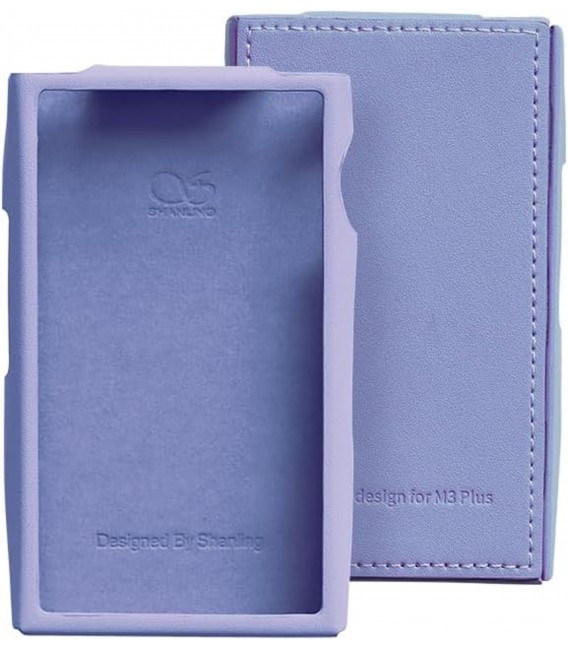 M3 PLUS LEATHER CASE Protective Case for Shanling M3 Plus DAP Purple