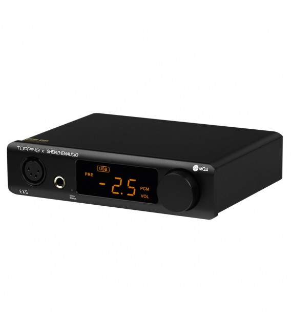 [GRADE A] TOPPING EX5 Headphone Amplifier DAC Black