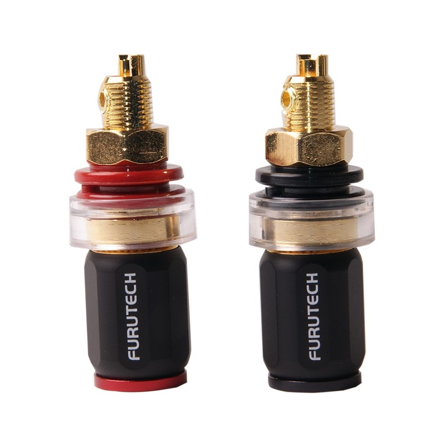 FURUTECH FP-800B (G) Gold plated insulated terminals Ø15,6mm x 22mm ...