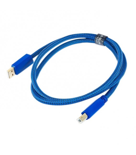 FURUTECH GT2 USB-A Cable Male / USB-B Male 2.0 Gold 24k 5m - Audiophonics