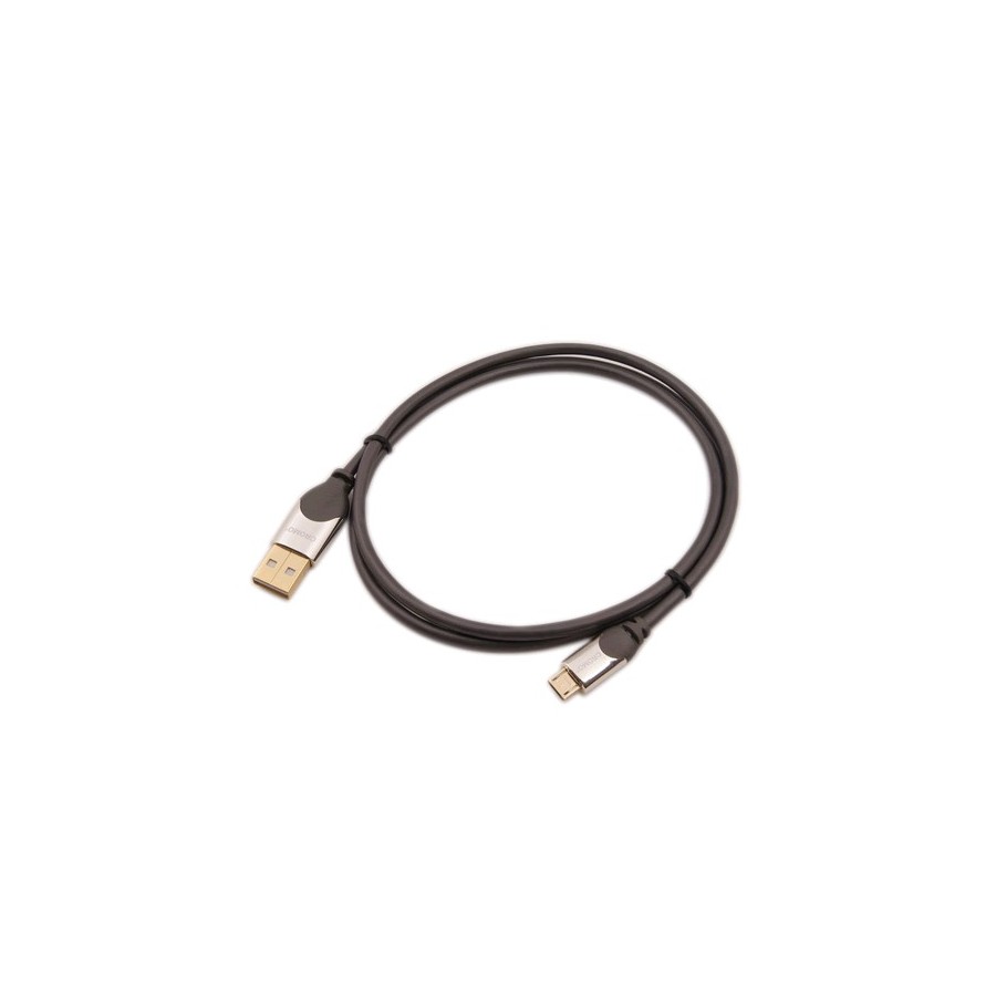 LINDY CROMO Câble USB-A Mâle vers Micro USB-B Mâle 2.0 Plaqué Or 5m ...