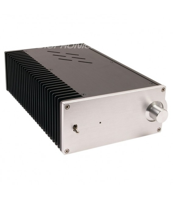 DIY Box for Amplifier 100% Aluminium 311x194x90mm - Audiophonics