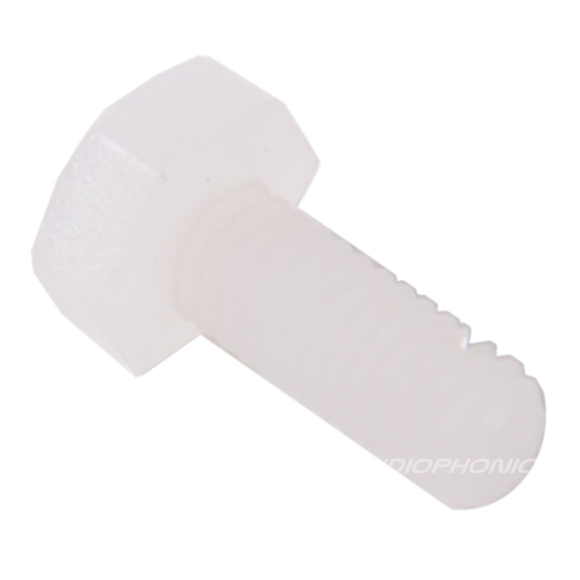 TH Screws Hexagonal head Nylon M4x10 (x10) - Audiophonics