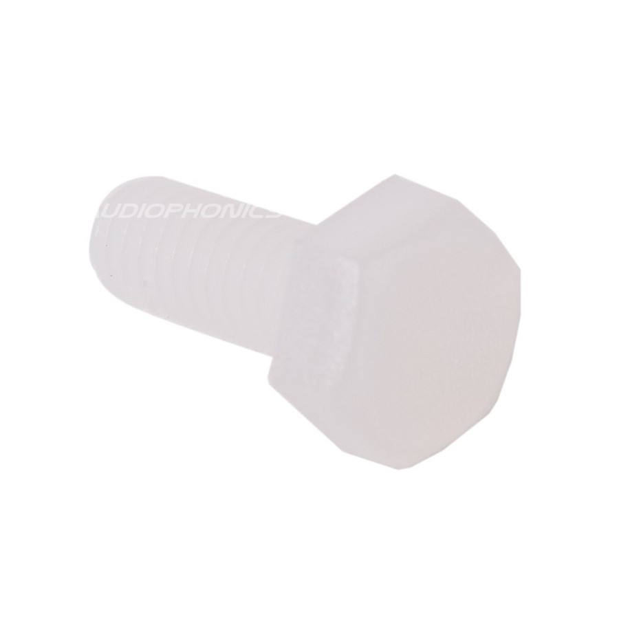 TH Screws Hexagonal head Nylon M4x10 (x10) - Audiophonics