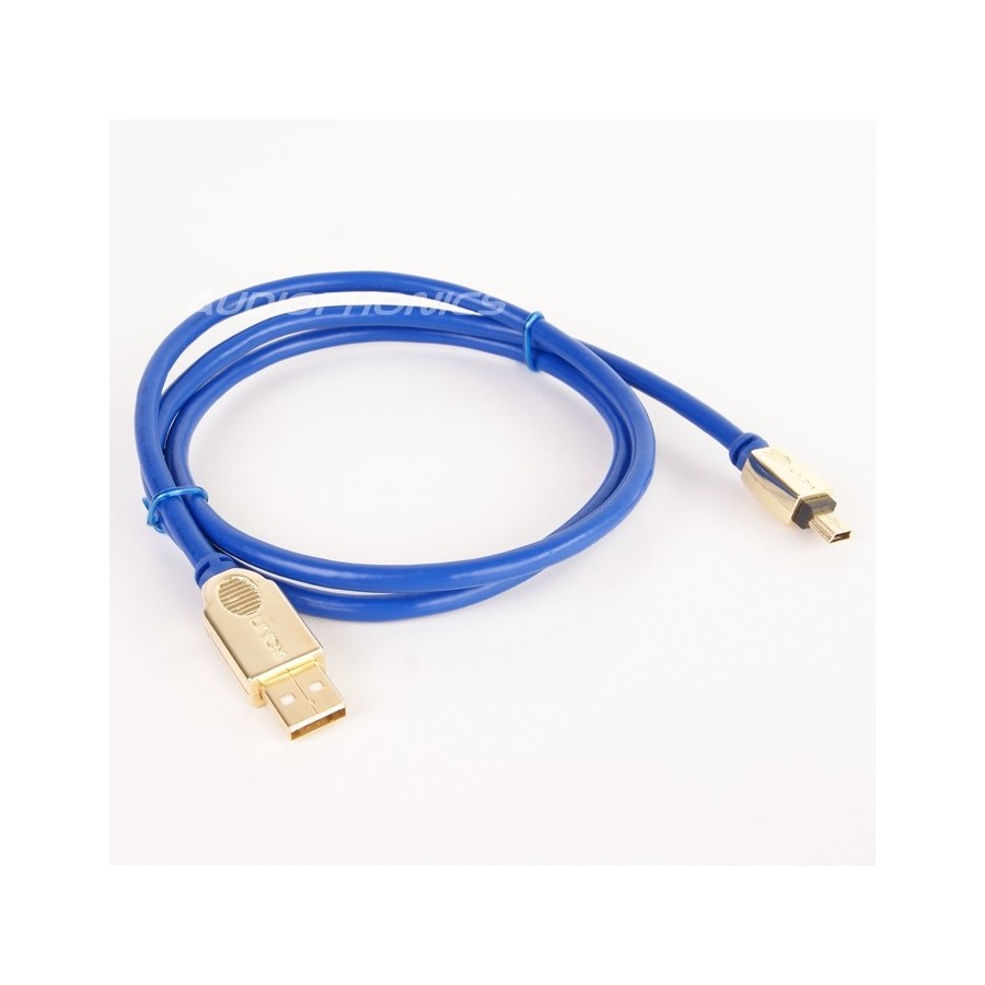 LINDY USB-A Male / Mini USB-B Cable Male 2.0 Plated Gold 24k 1m ...