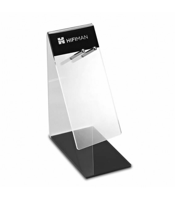 HIFIMAN Headphone Stand acrylic Transparent & Black - Audiophonics