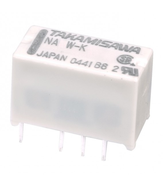 TAKAMISAWA NA12W-K Dual Contact Universal Relay for PCB 12V 2A - Audiophonics