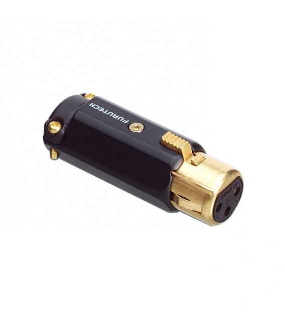 FURUTECH FP-602F (G) Gold Plated 3 Way Female XLR Connector Ø12mm (Unit ...