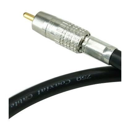 CANARE Câble numérique coaxial 75 Ohm RCA-RCA 0.5m - Audiophonics