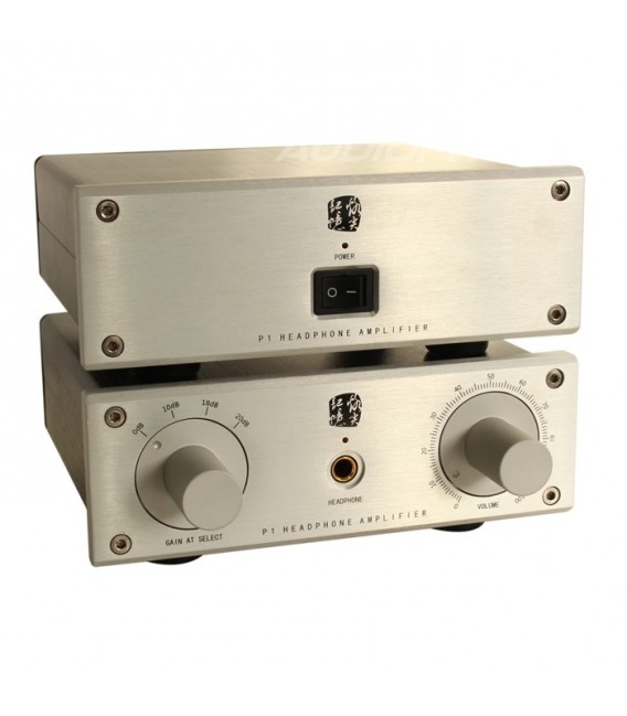 P1 Headphone Amplifier and regulated linear power supply - Audiophonics