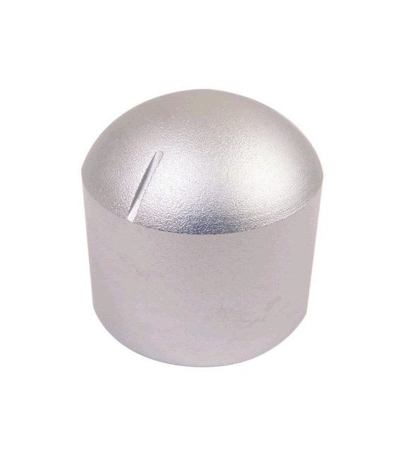 Knob Aluminum D Shaft Dome Style 29×30mm Ø6mm - Audiophonics