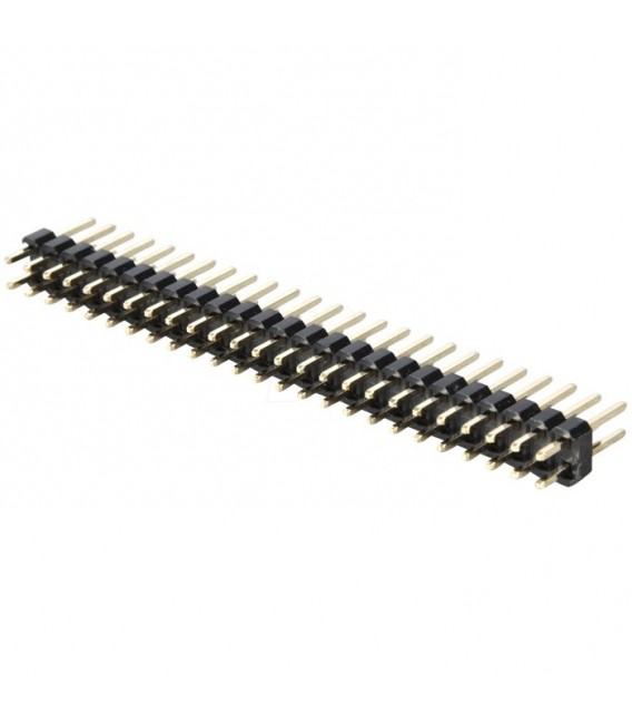 2.54mm Separable Male Pin Header 2x25 Pins 5.5mm (Unit) - Audiophonics