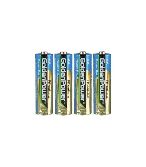 GoldenPower LR6 AA Alkaline Battery 1.5V (Set x4) - Audiophonics