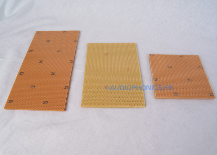 Bakelite Test Plate with Strip 200x100mm - Audiophonics