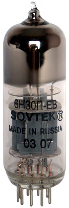SOVTEK 6H30PI / 6H30 / 6N30 / 6N30P High Quality Tube - Audiophonics