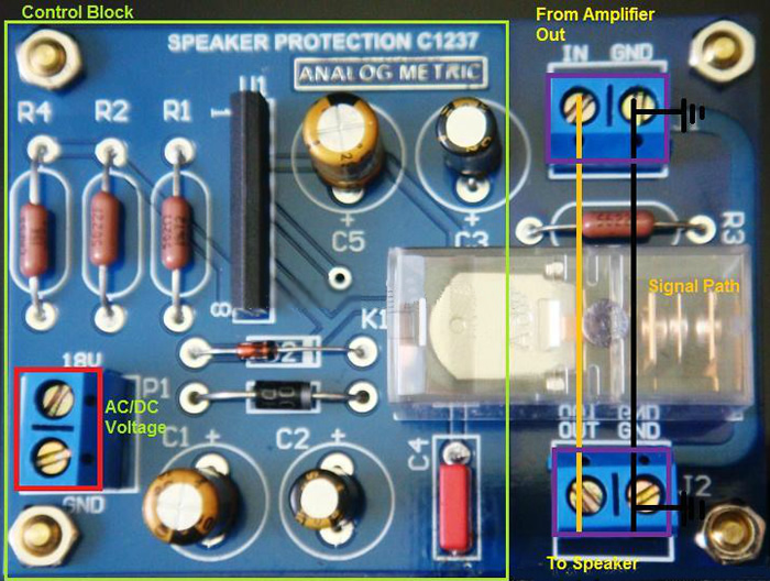 Modules C1237 Loudspeaker Protection (Pair) - Audiophonics