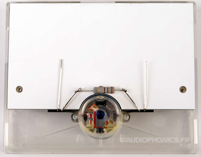 TEK Vu-meter 93mm Blue backlight -51 dB / 240 Watts 8 ohms - Audiophonics