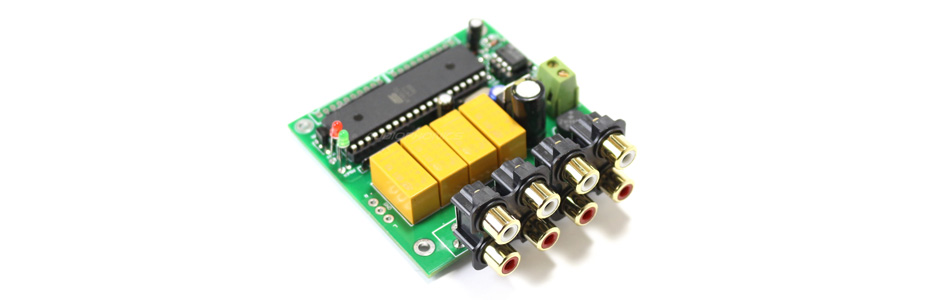 Automatic Input Selector 4 Stereo RCA Inputs - Audiophonics Automatic Input Selector 4 Stereo RCA Inputs - Audiophonics
