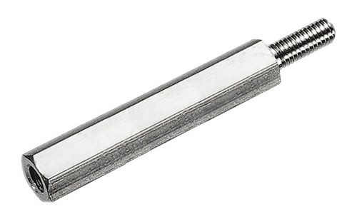 Entretoises Laiton Nickelé Mâle / Femelle M3x30 + 10mm (x10) - Audiophonics